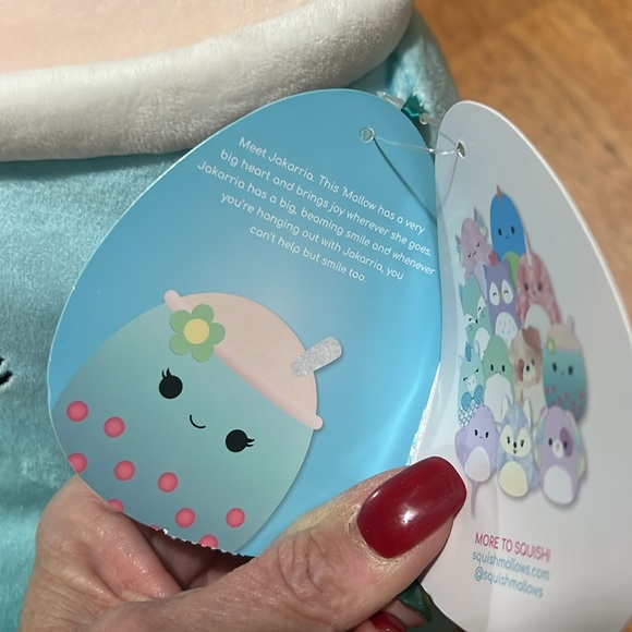 Squishmallows | Toys | Nwt Squishmallow 2 Jakarria Bubble Tea Soft Blue ...